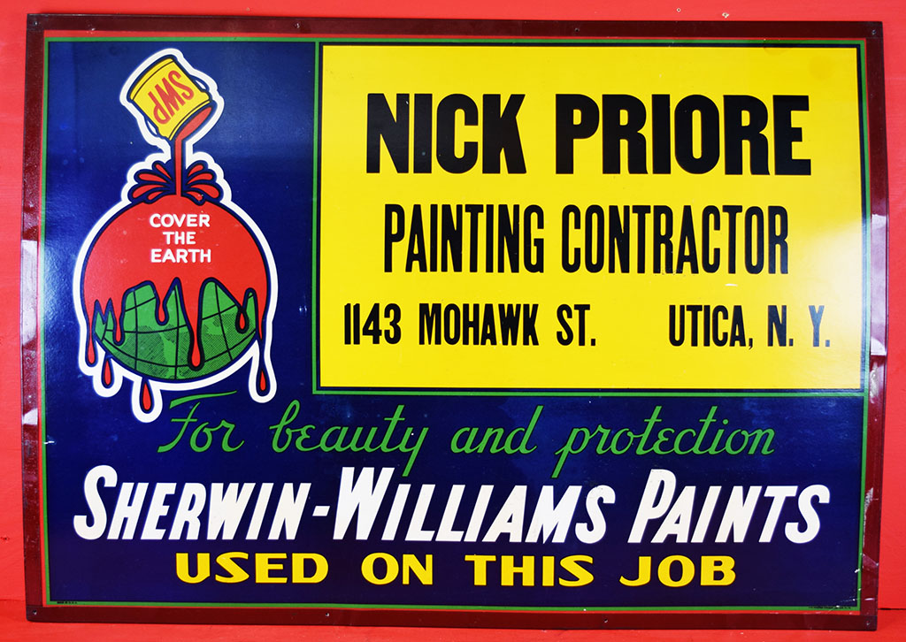 Sherwin Williams Paints Kemper Thomas Cardboard Sign - Discover ...