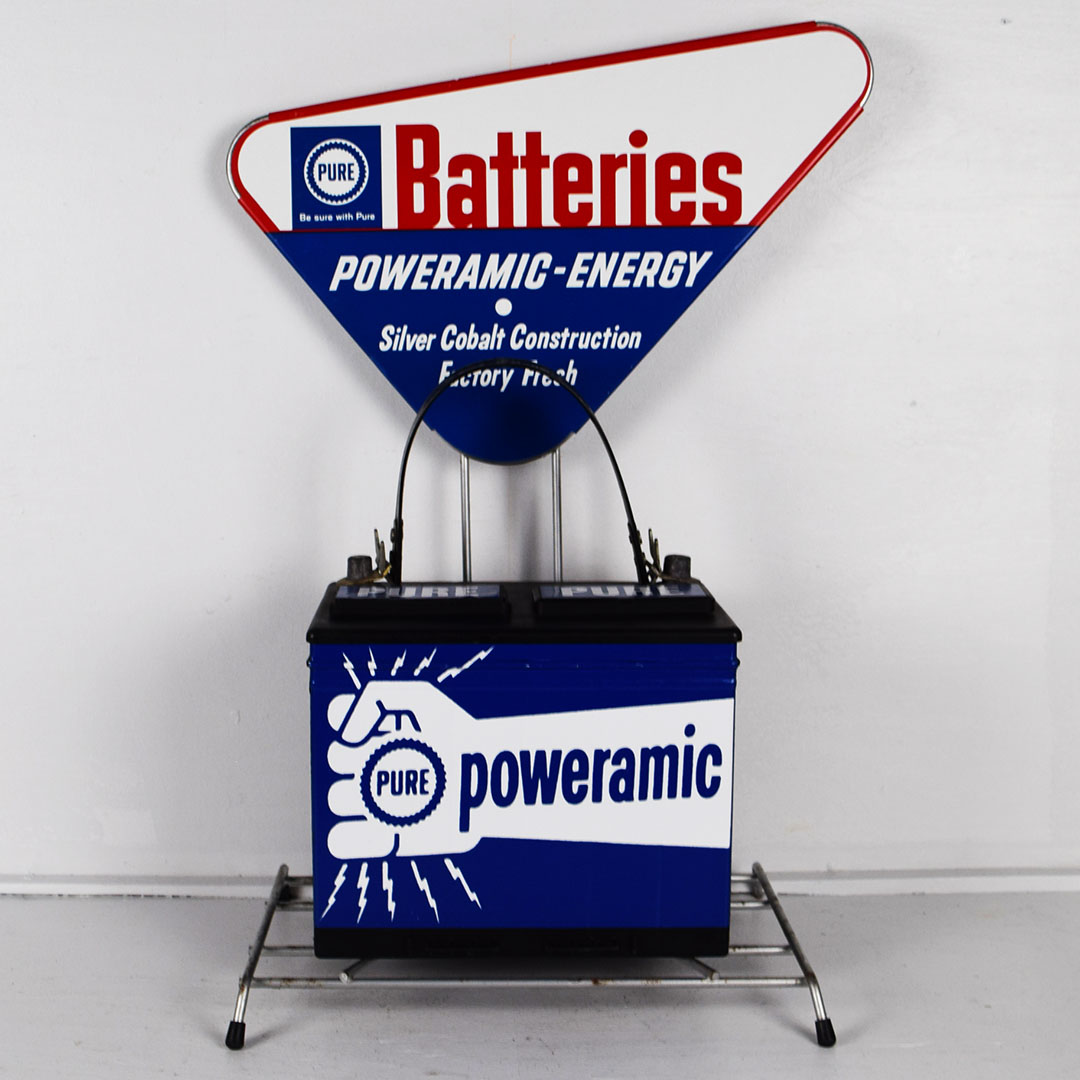 Pure Batteries Poweramic Engergy Service Station Display New Old Stock ...