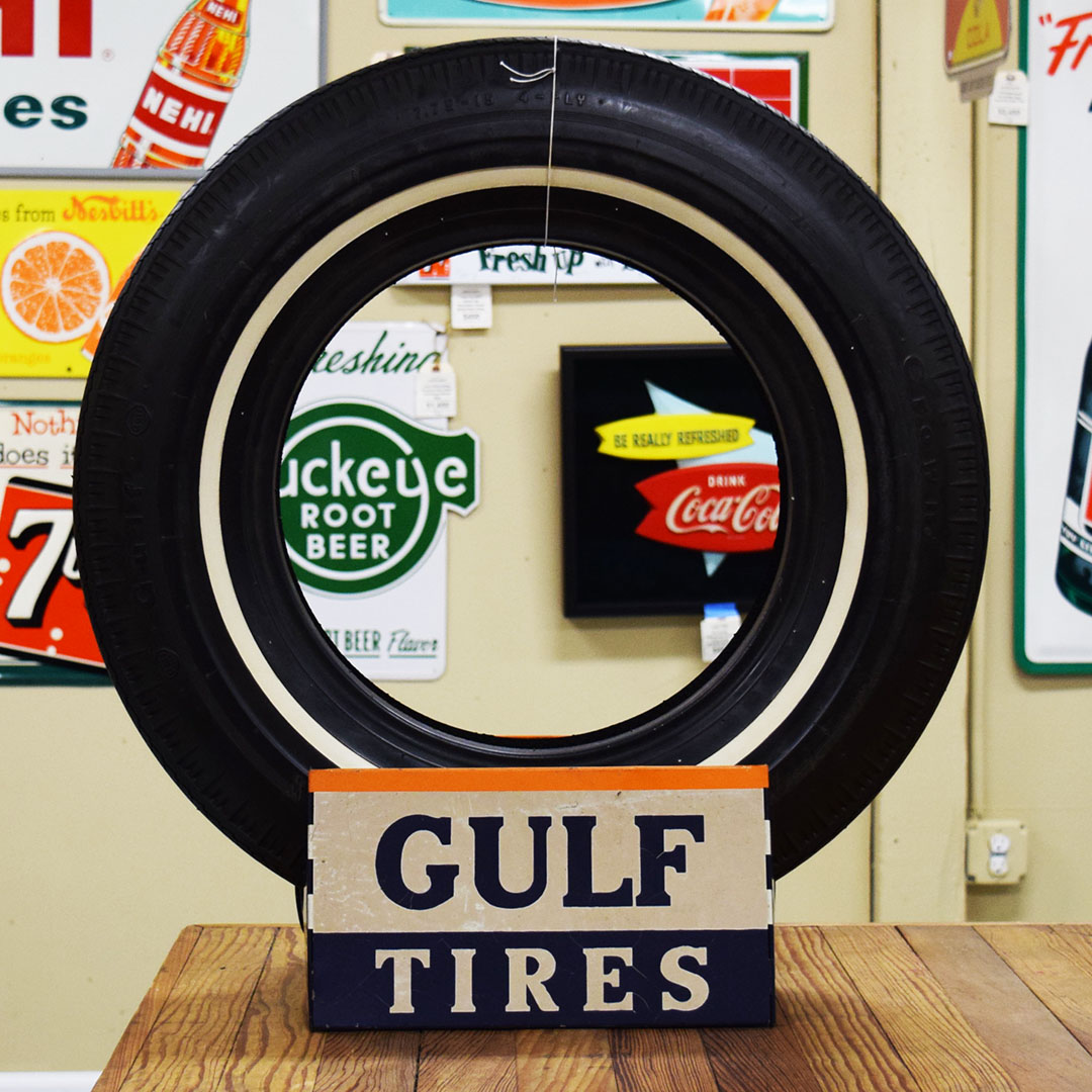 Gulf Tires Tin Service Station Tire Display Rack Gulf Tire - Discover ...