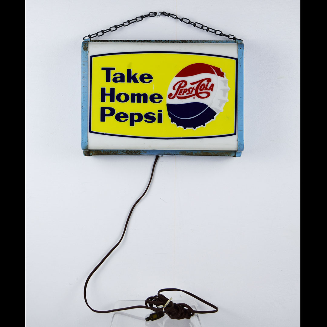 Take Home Pepsi Plastic Face Metal Housing Pepsi Light Up - Discover ...