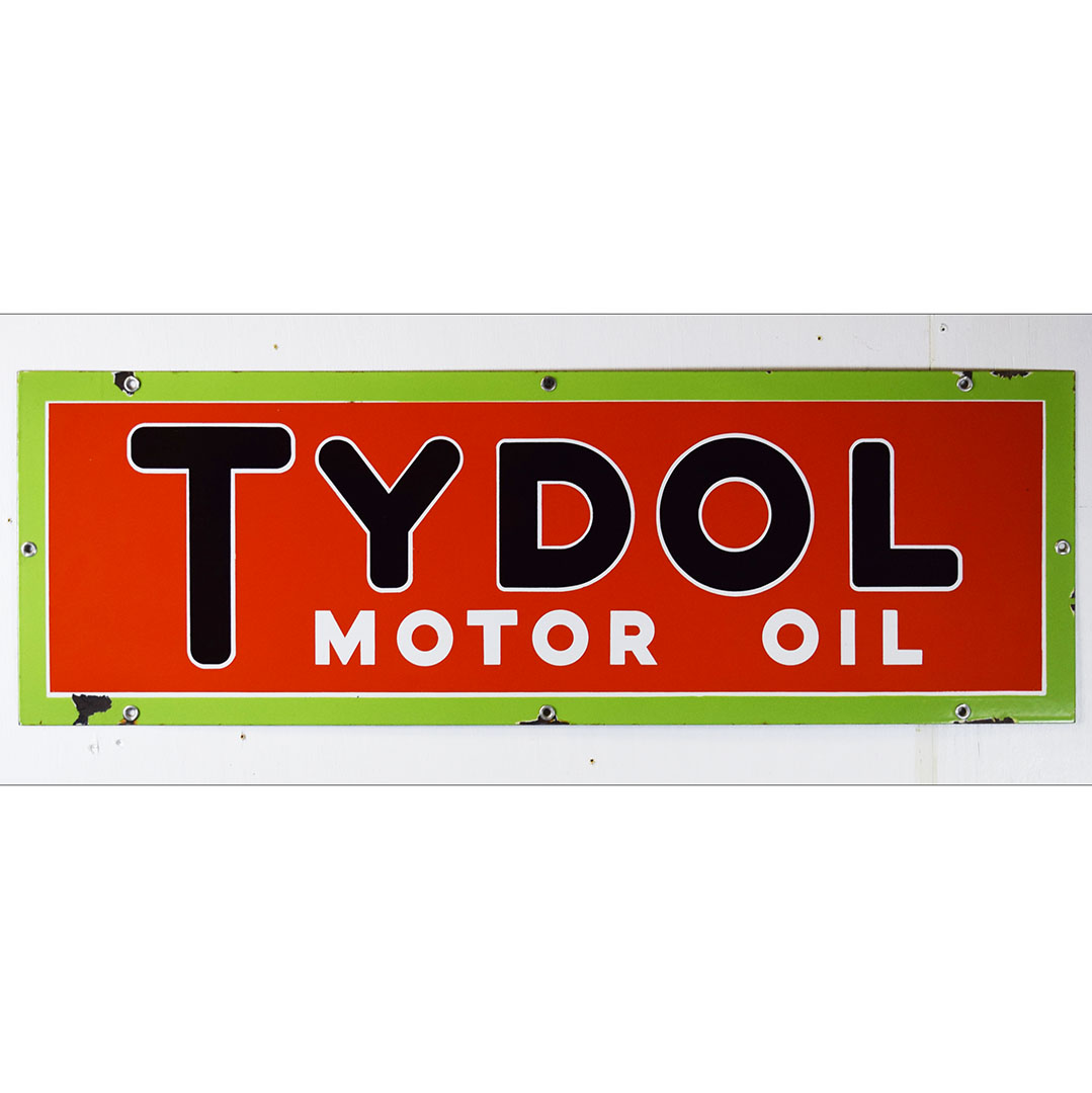 Tydol Motor Oil Porcelain Sign Nice Size Condition Rare - Discover ...