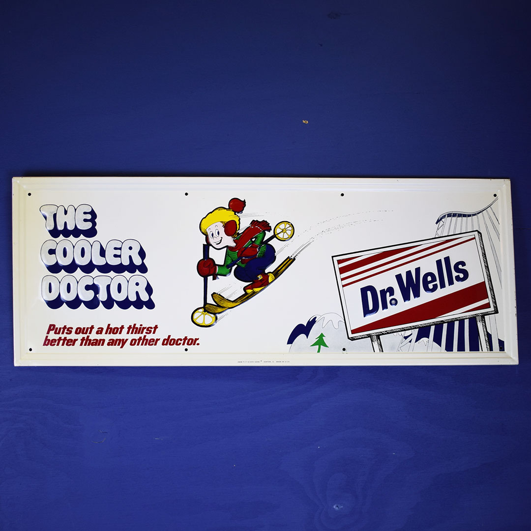 Dr Wells Soda The Cooler Doctor Self Framed Embossed Sign - Discover ...