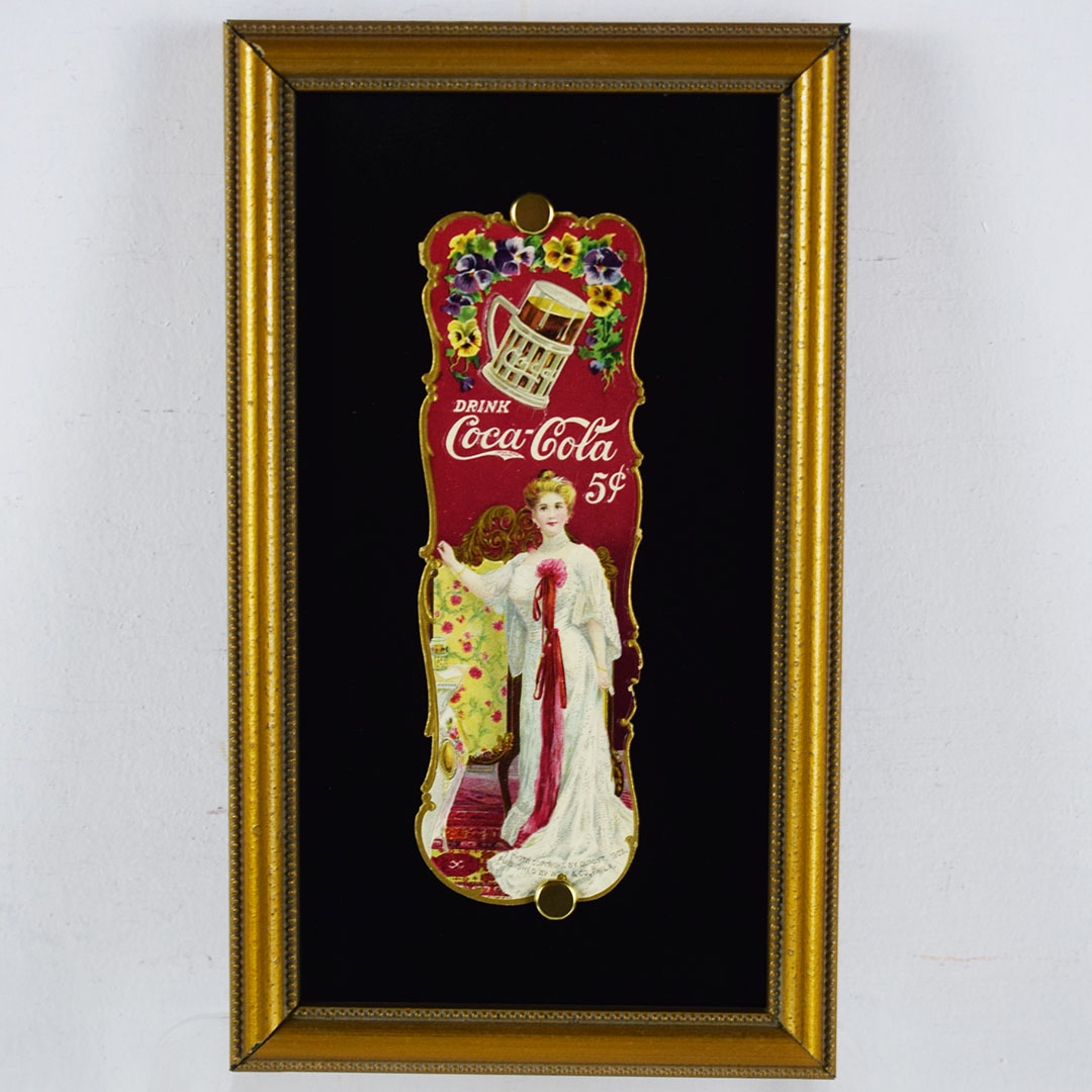 1903 Drink Coca-Cola Embossed Bookmark Lillian Nordica - Discover ...