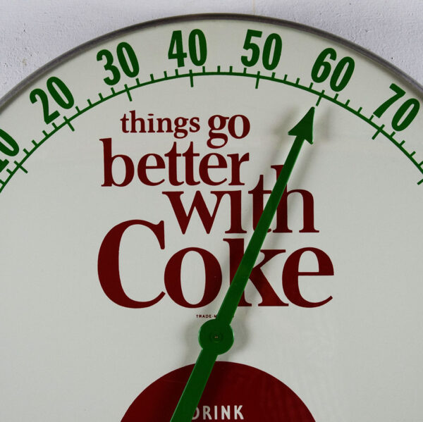 Things Go Better With Coke Round Drink Coca-Cola Thermometer - Discover ...