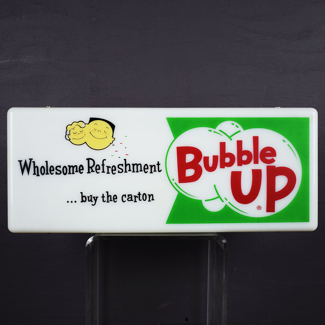 Rare Bubble Up Light Up Dualite Sign - Wholesome Refreshment - Discover ...