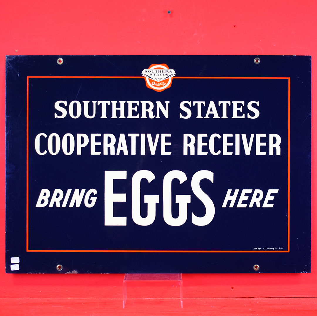 Southern States Cooperative Farm Egg Receiver Tin Sign - Discover ...