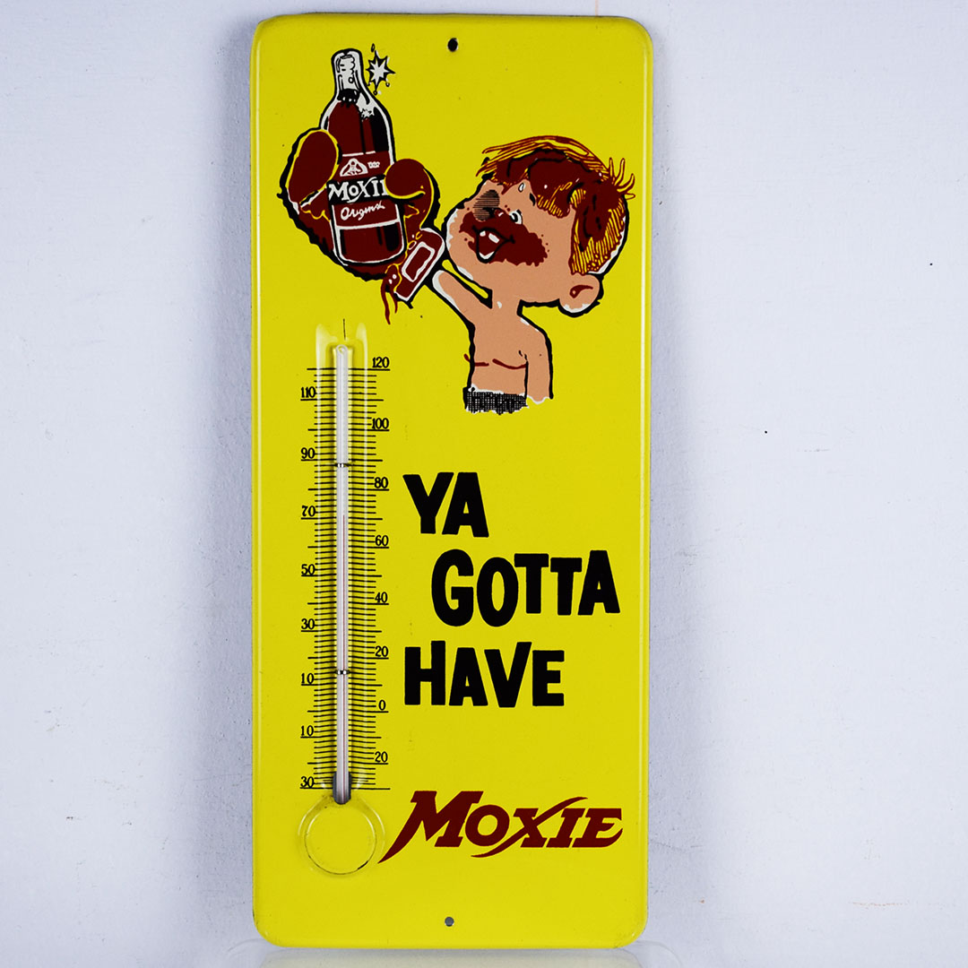Ya Gotta Have Moxie Tin Thermometer Boxer Boy Comic - Discover Studebaker's Vintage Treasures ...