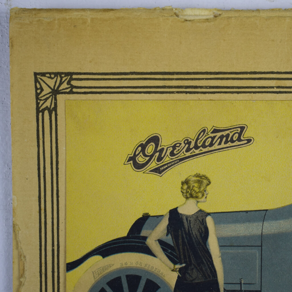 1917 Overland & Willys-Knight Cars Paper Calendar Full Pad - Discover ...