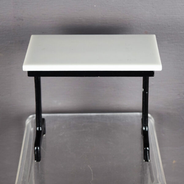 Salesman Sample Soda Fountain Table Marble Top Cast Iron Legs ...