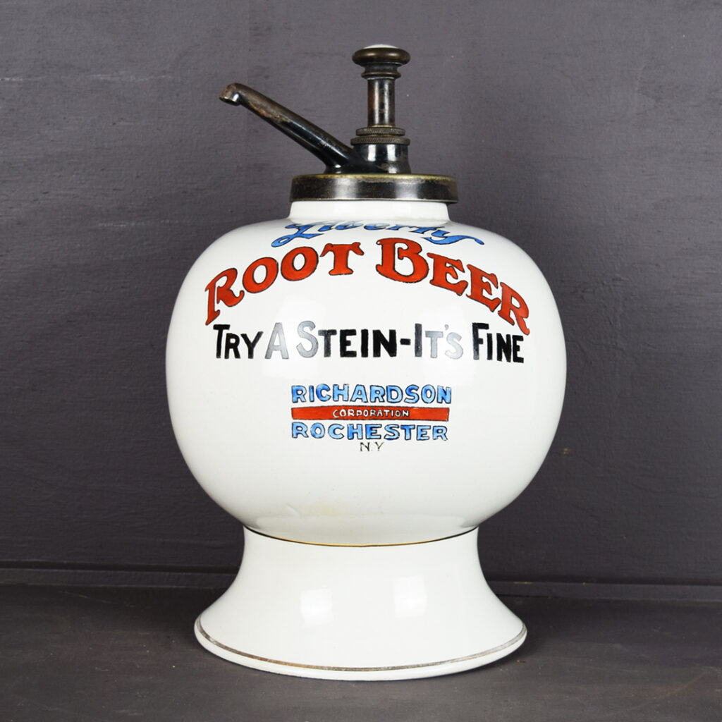Liberty Root Beer Ceramic Dispenser Plunger Pump Rochester NY ...