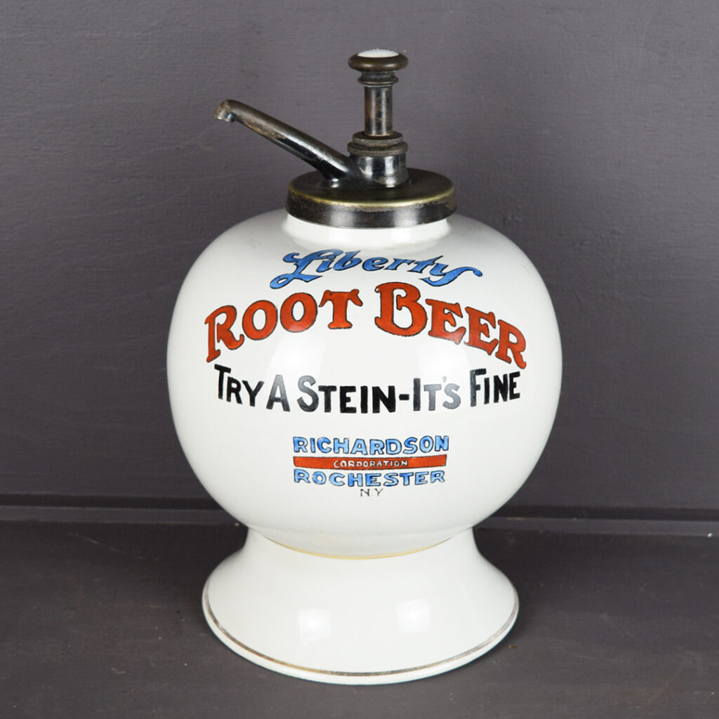 Liberty Root Beer Ceramic Dispenser Plunger Pump Rochester NY ...